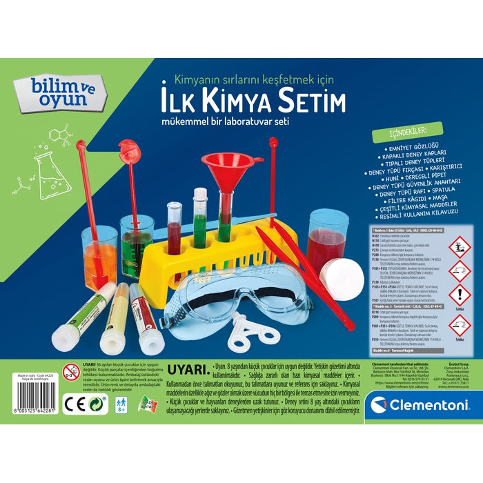 Bilim ve Oyun - İlk Kimya Setim – Clementoni TR