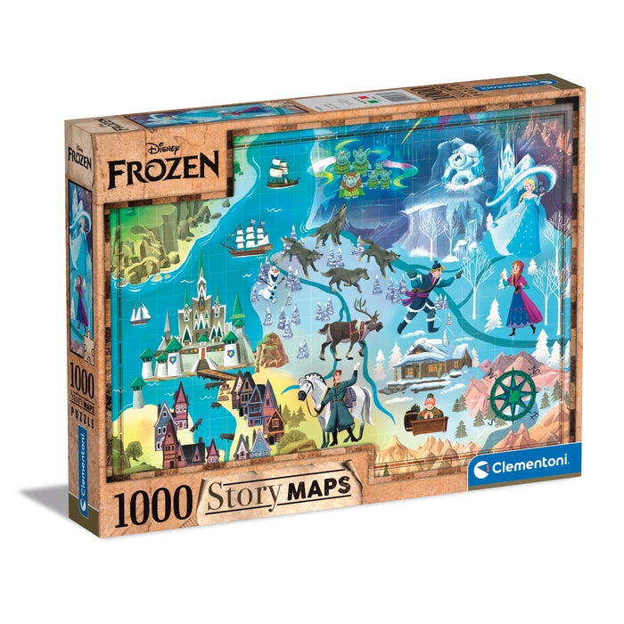 Disney Maps Frozen - 1000 parça – Clementoni TR