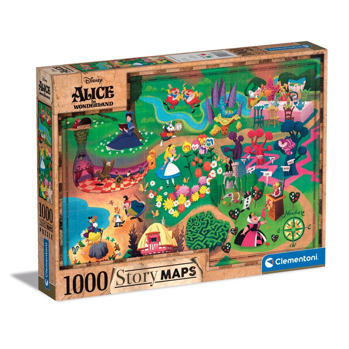Disney Maps Alice - 1000 parça – Clementoni TR